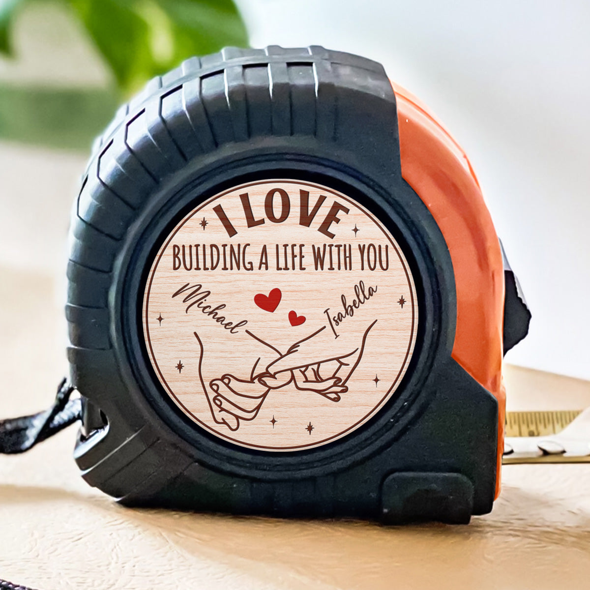 Building Love - Personalized Custom Tape Measure – Wrappiness UK