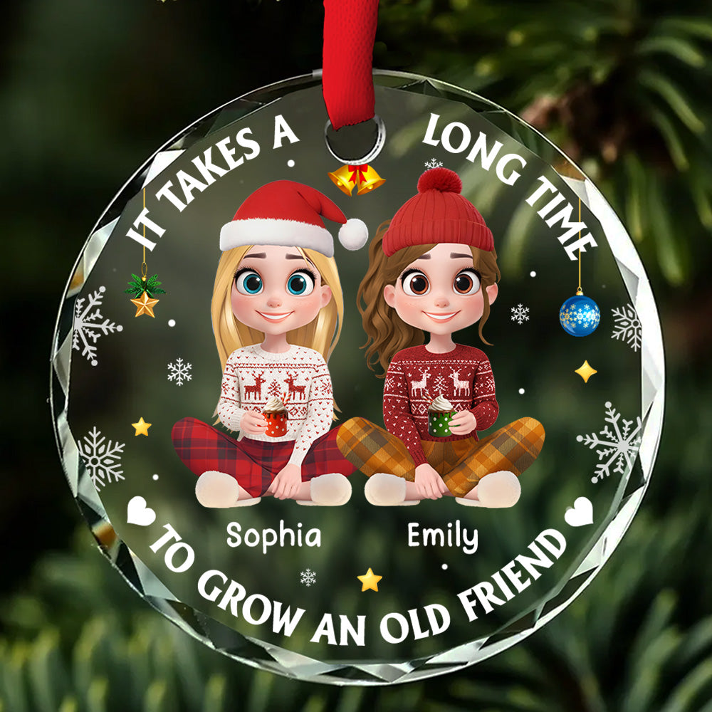 Personalized Custom Christmas Ornament - It Takes A Long Time To Grow ...